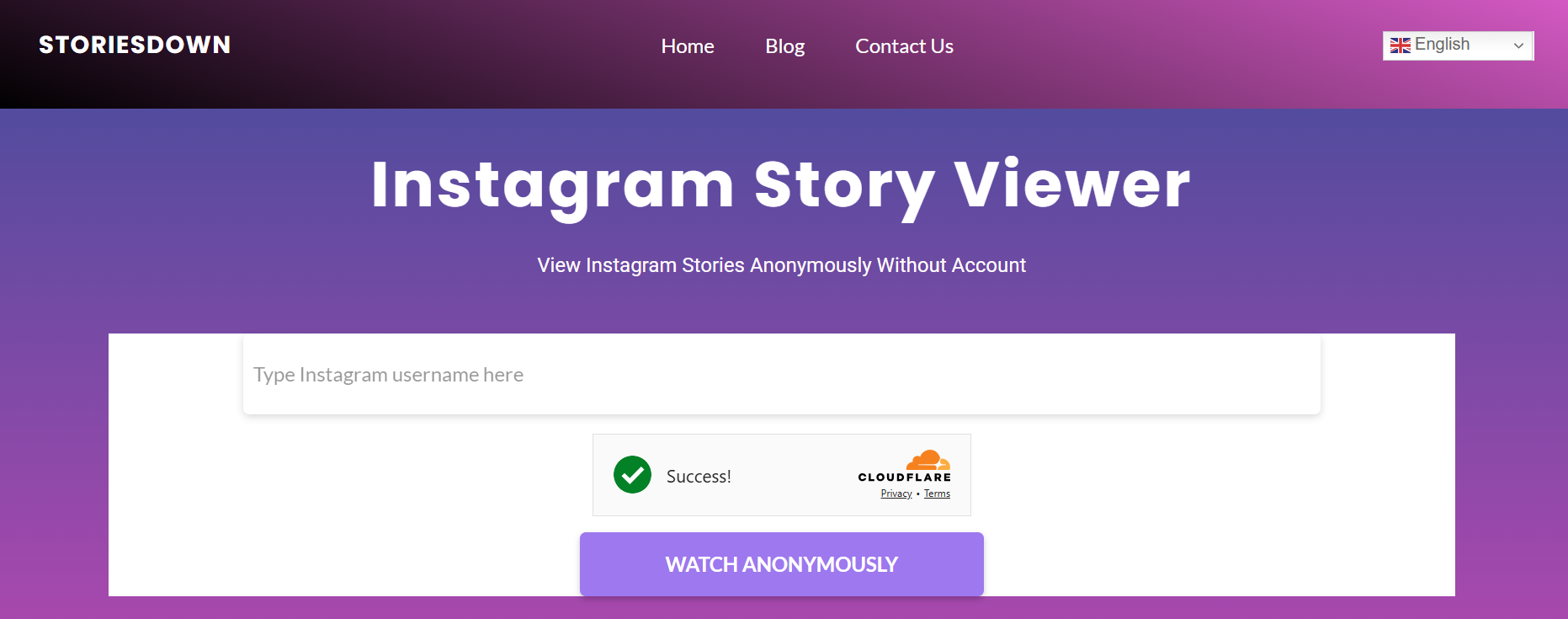 Storiesdown: Instagram Story Viewer With Download